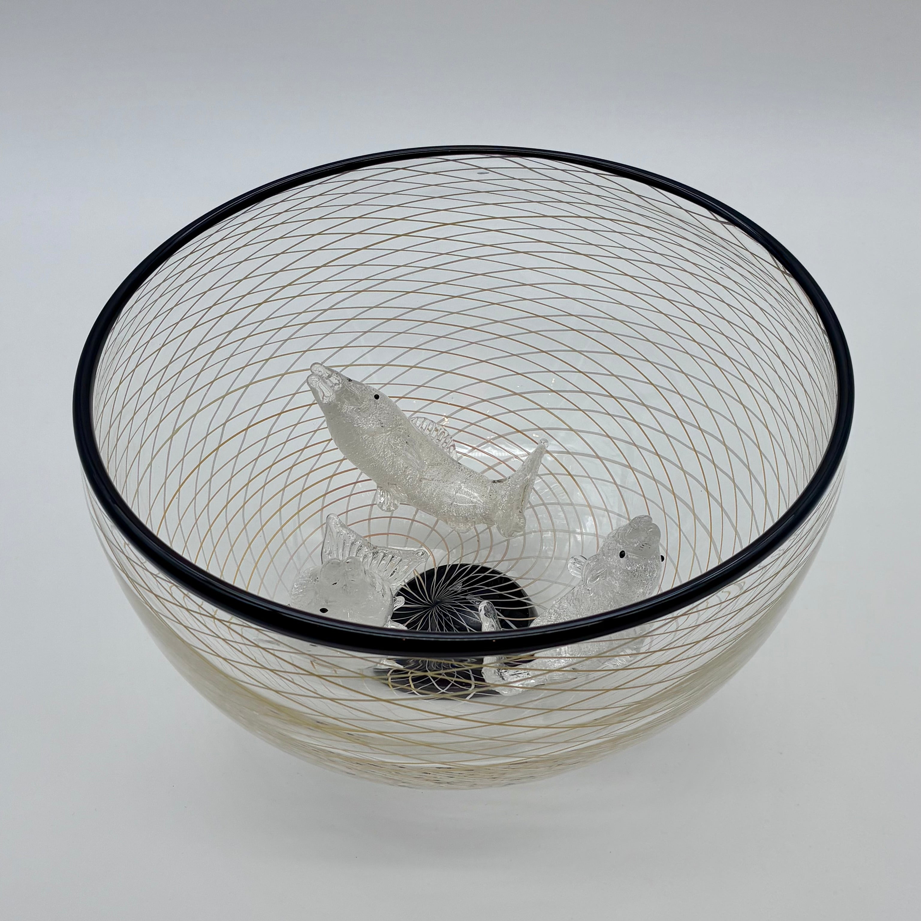 Glass Dolphin Bowl – Tacoma Art Museum Store